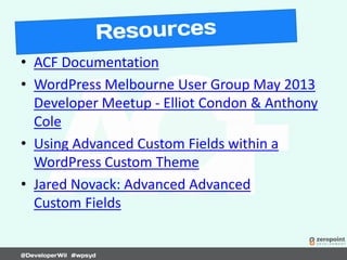 Introduction to Advanced Custom Fields | PPT