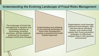 Introduction to Advanced Fraud Risk Management Analysis | PPTX