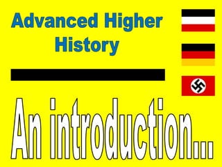 Introduction to advanced higher history | PPT
