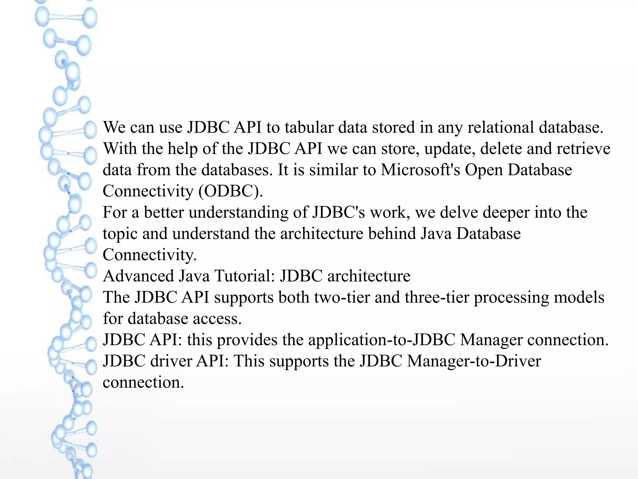 Introduction to advanced java | PPTX
