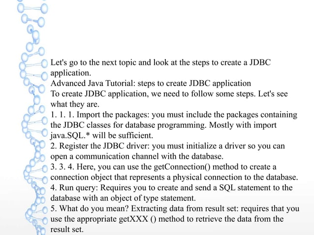 Introduction to advanced java | PPTX