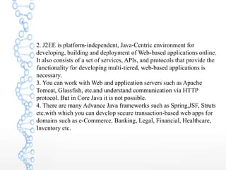 Introduction to advanced java | PPTX
