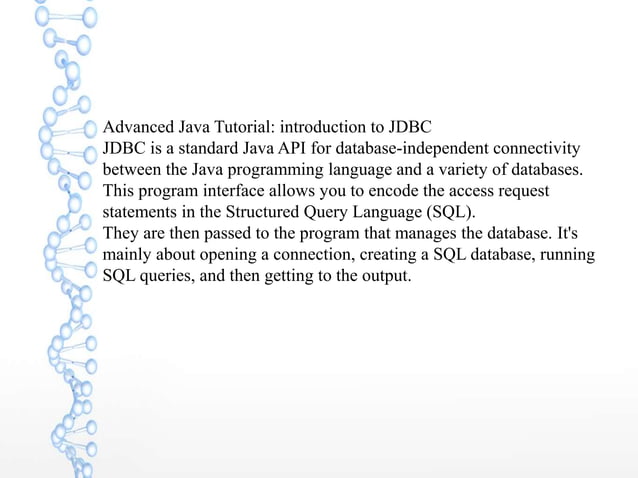 Introduction to advanced java | PPTX