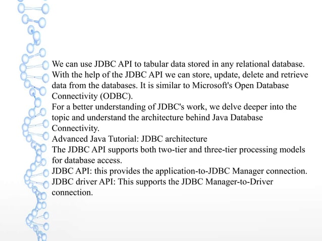 Introduction to advanced java | PPTX