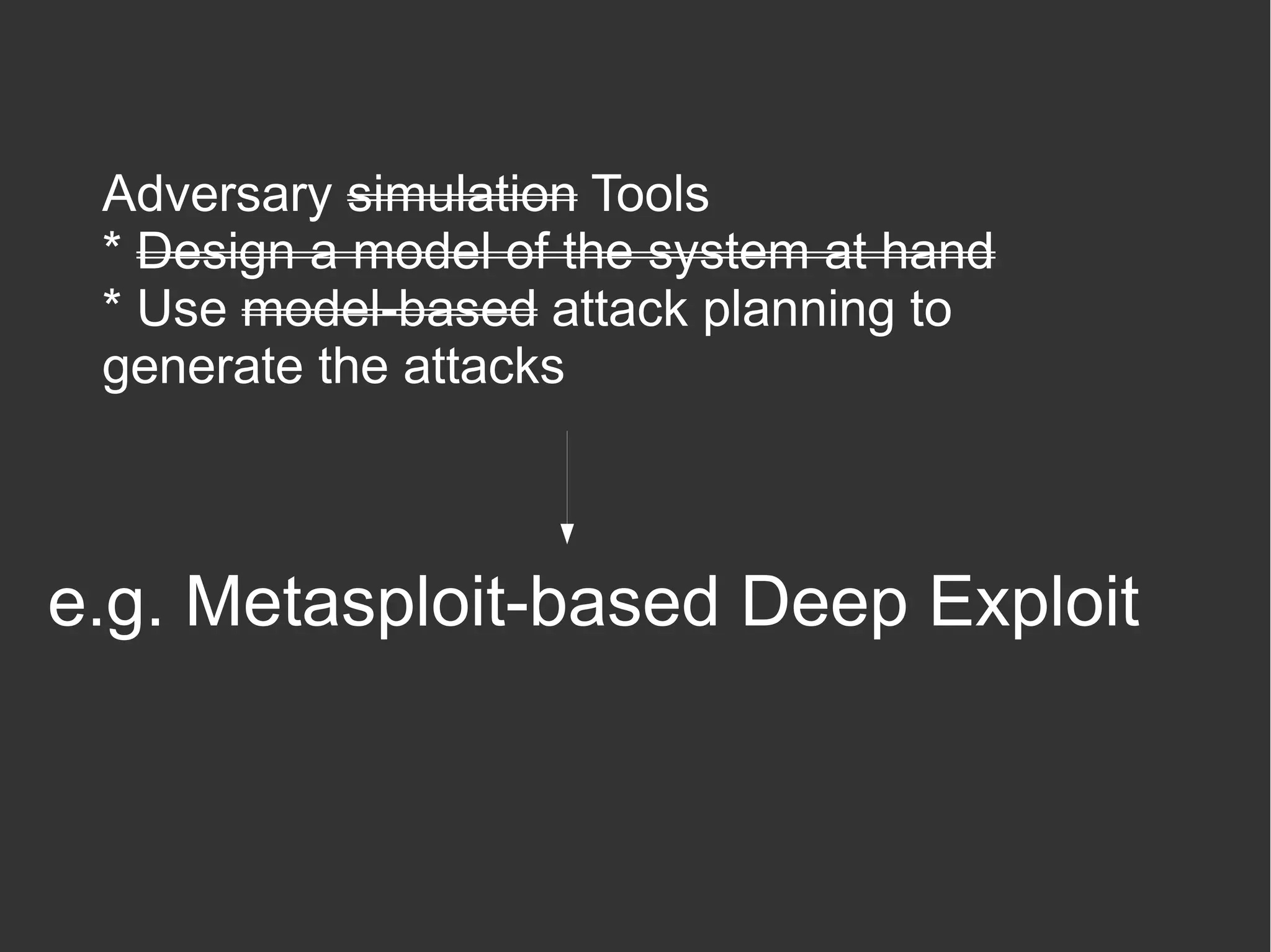 Introduction to Adversary Evaluation Tools | PPT