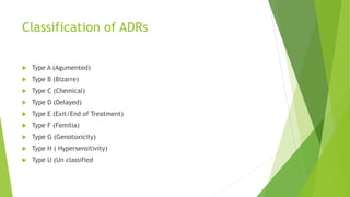Introduction to Adverse drug Reaction | PPTX
