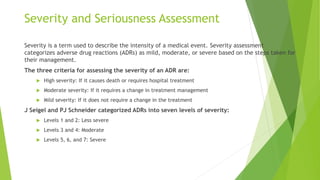 Introduction to Adverse drug Reaction | PPTX