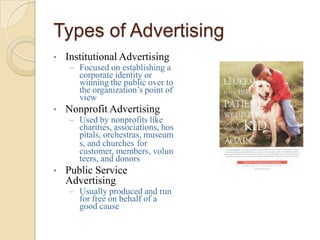 Institutional Advertising Examples