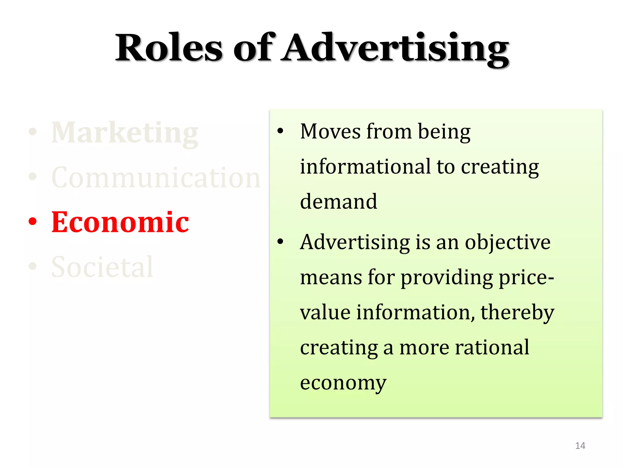 Introduction to advertising | PPTX