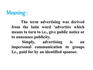 Introduction to advertising | PPTX | Advertising Industry | Industries