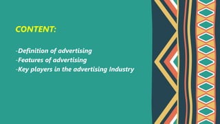 Introduction to advertising | PPT