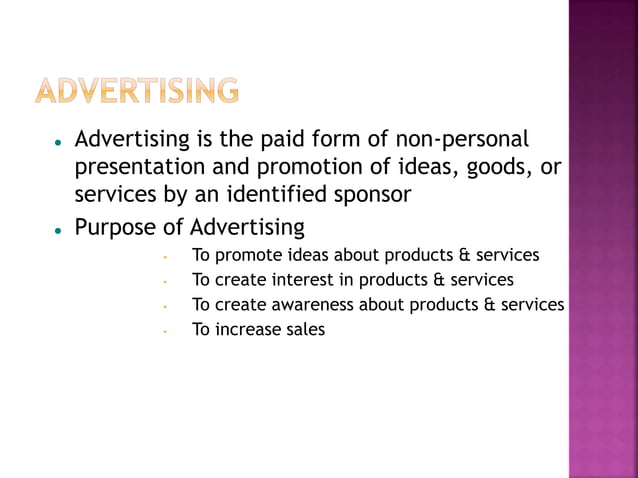 Introduction To Advertising Powerpoint Pptpptx Ppt