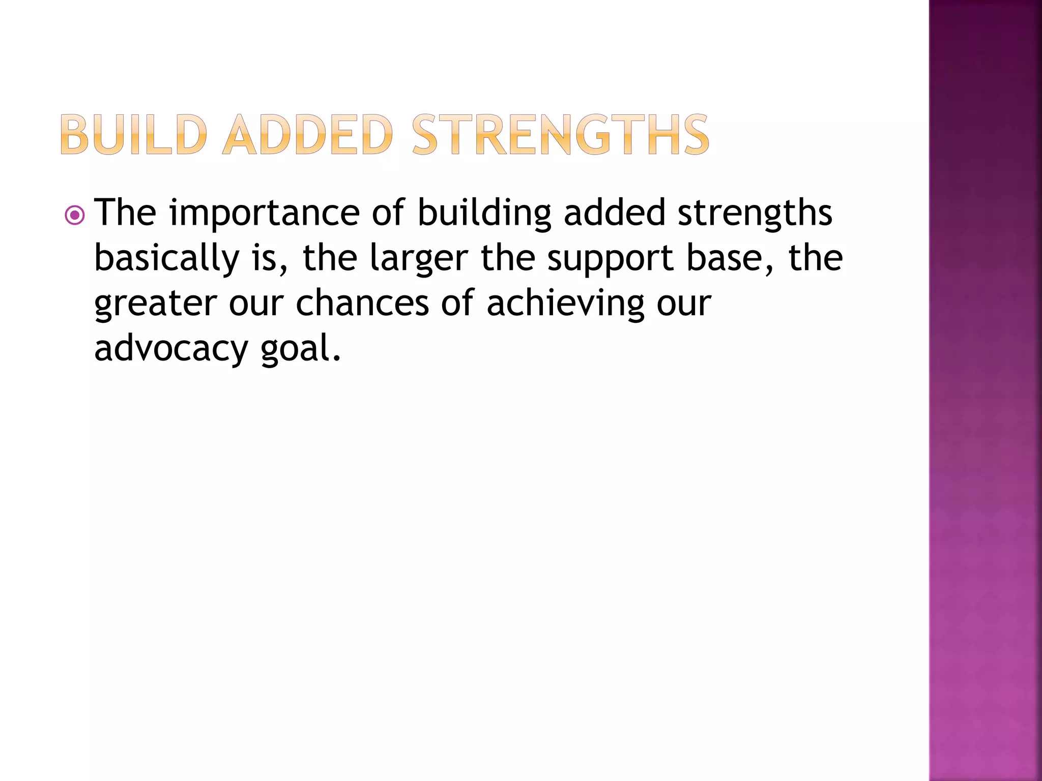 Introduction to advocacy cycle by gboneme sandra | PPTX