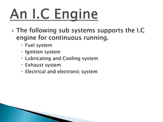 Introduction to automobile engineering | PPT