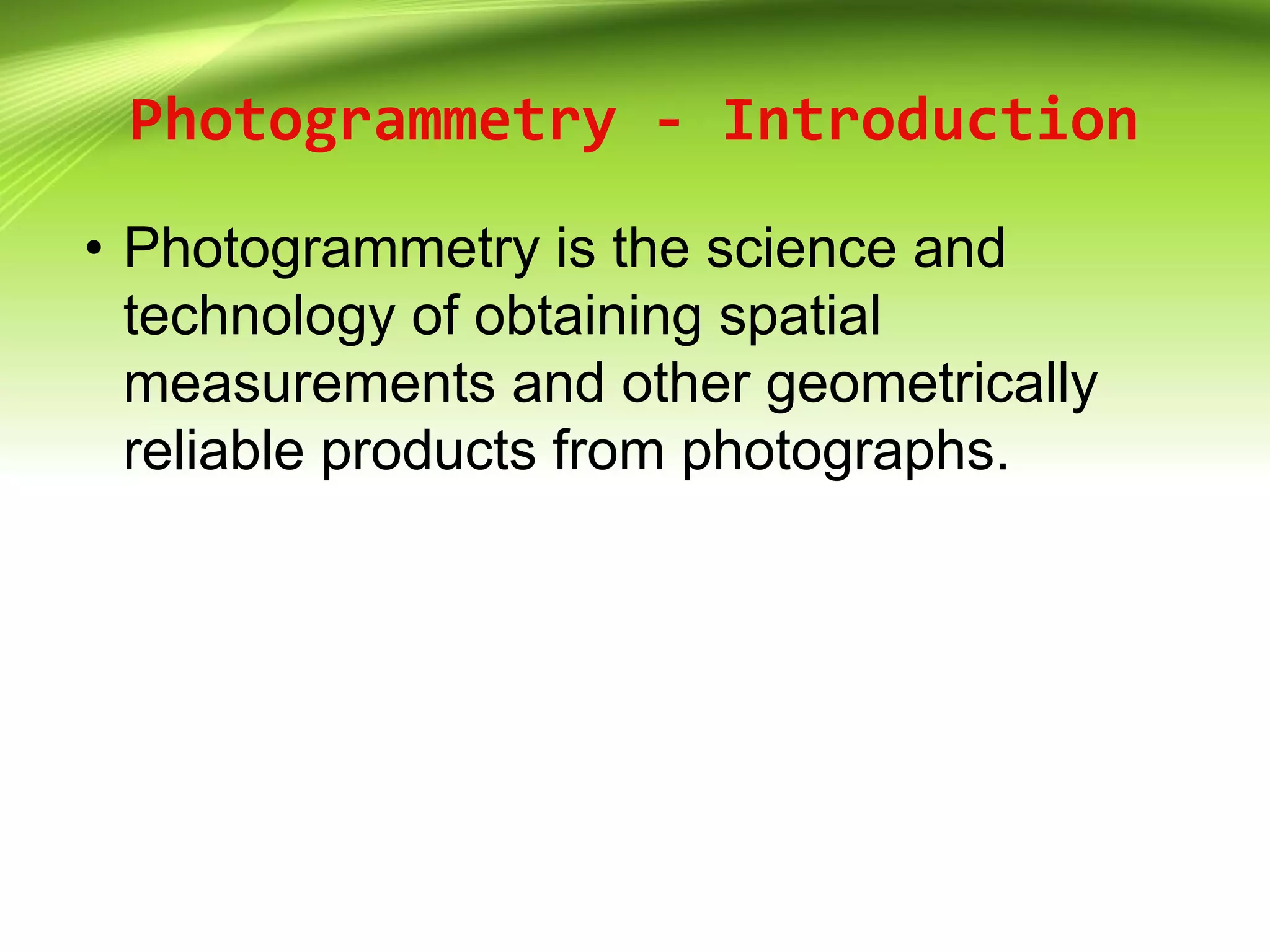 Introduction to aerial photography and photogrammetry.ppt