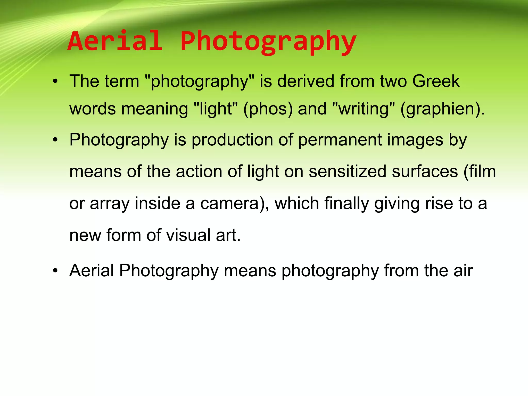 Introduction to aerial photography and photogrammetry.ppt