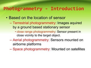Introduction to aerial photography and photogrammetry.ppt