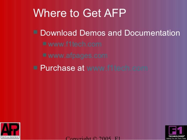 Introduction to afp