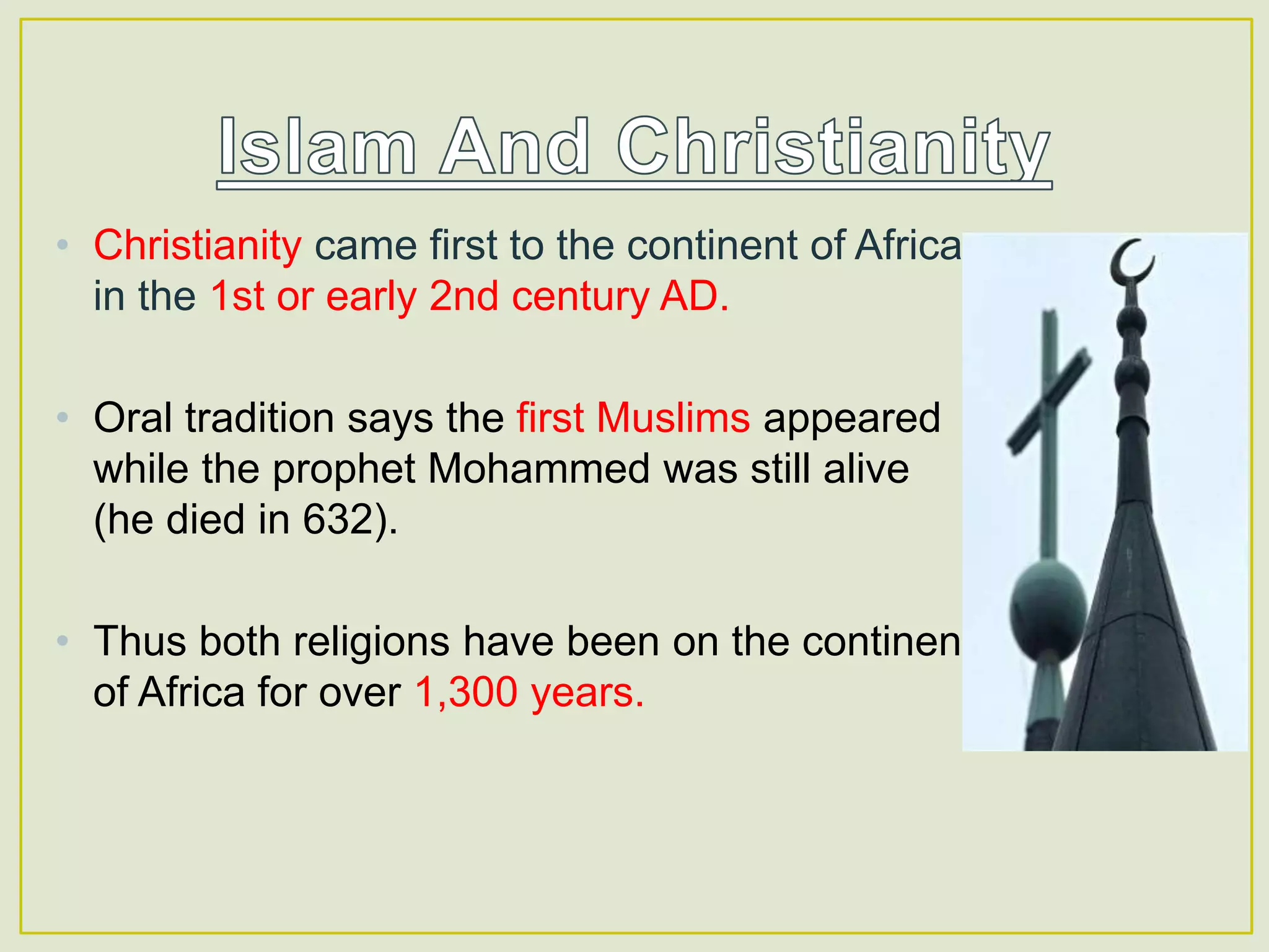 Introduction to african history, culture and society | PPTX