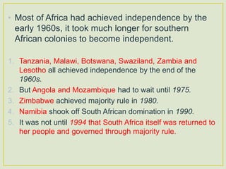 Introduction to african history, culture and society | PPTX