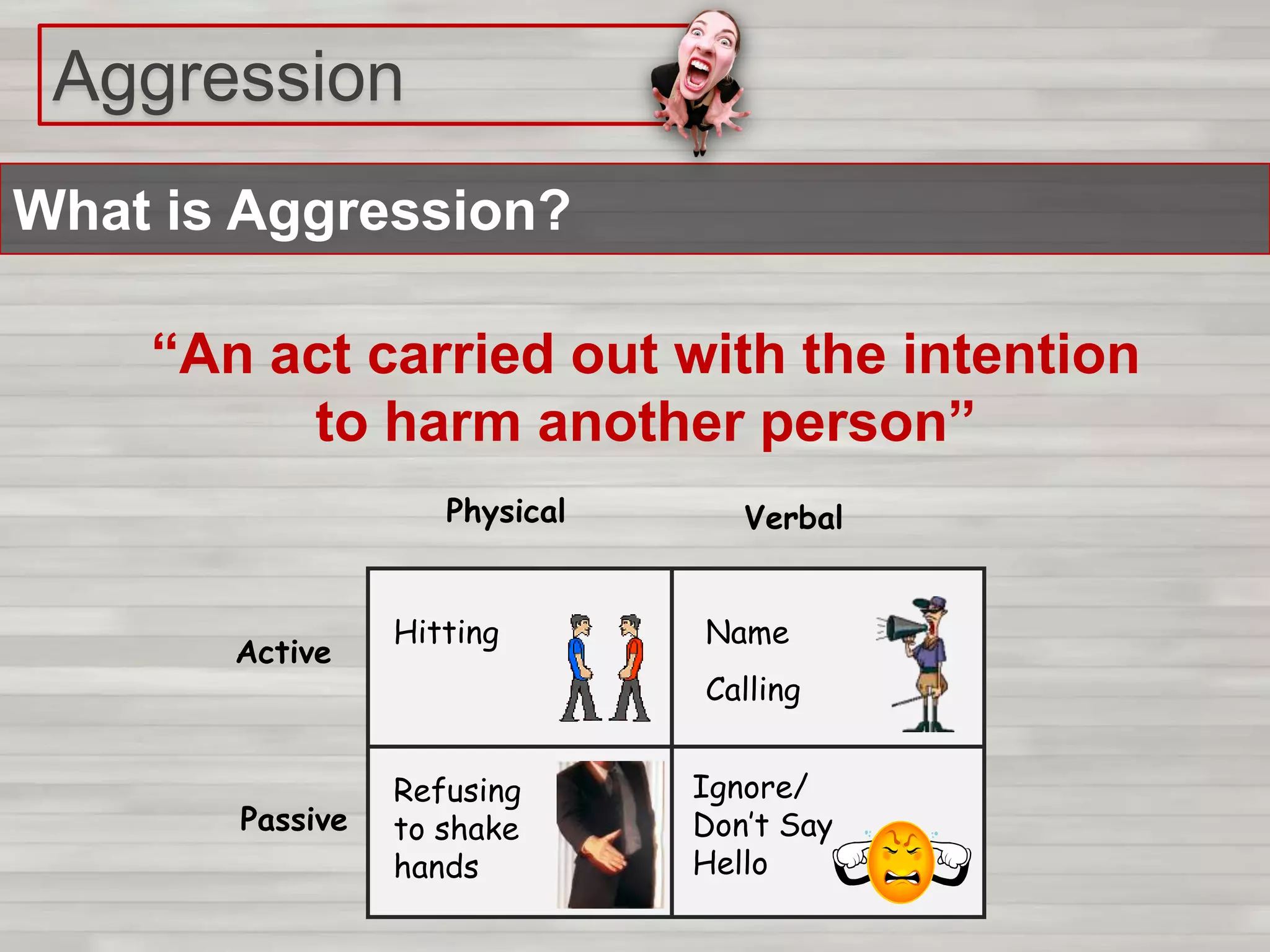Introduction to aggression A2 | PPTX