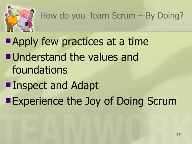Introduction to agile scrum | PPT