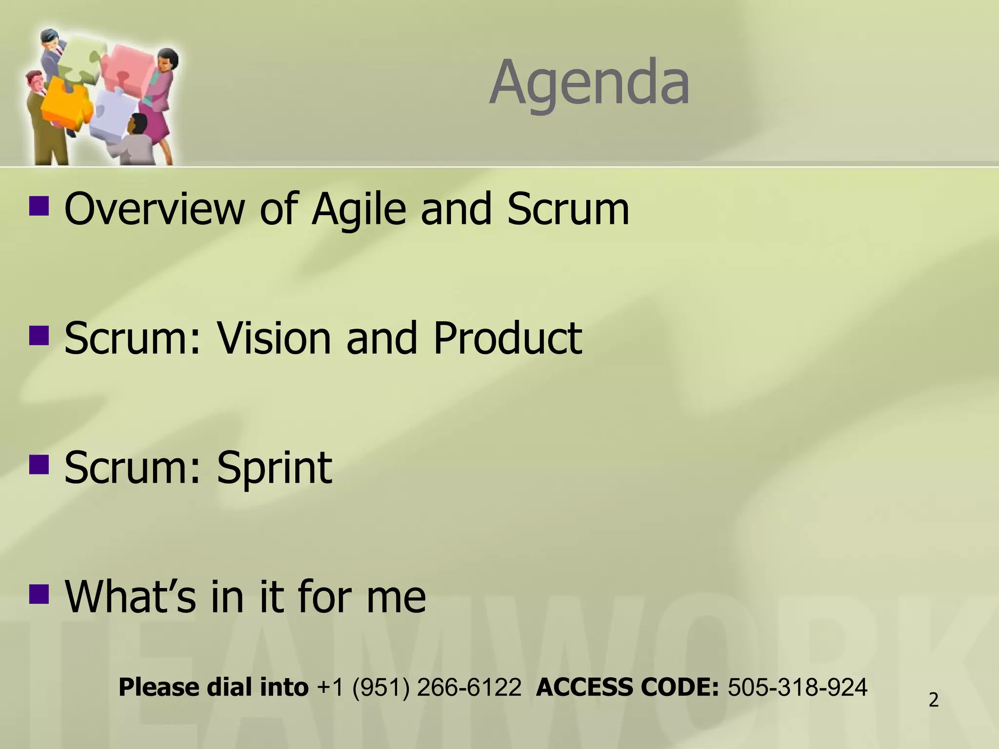 Introduction to agile scrum | PPT