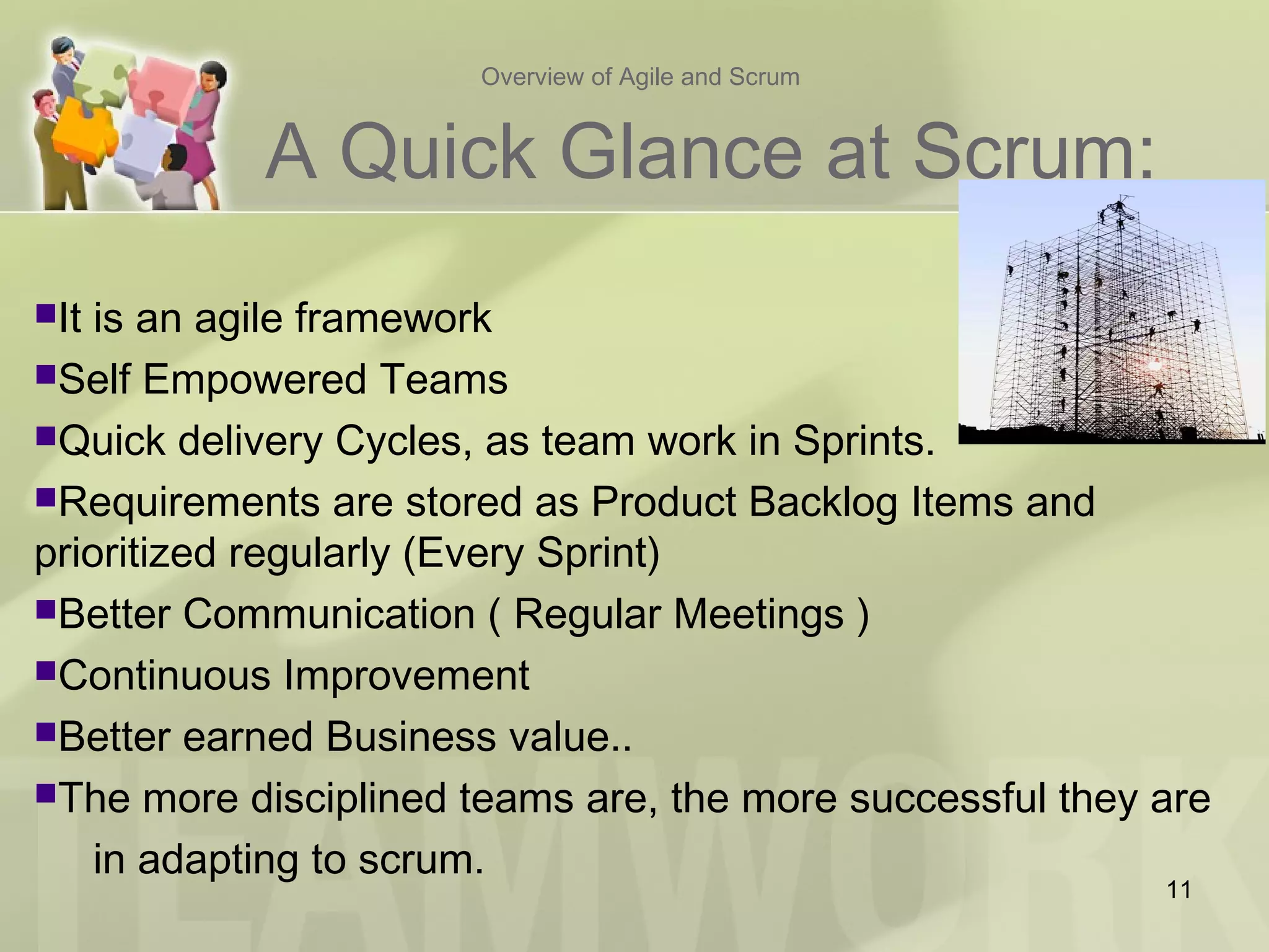 Introduction to agile scrum | PPT