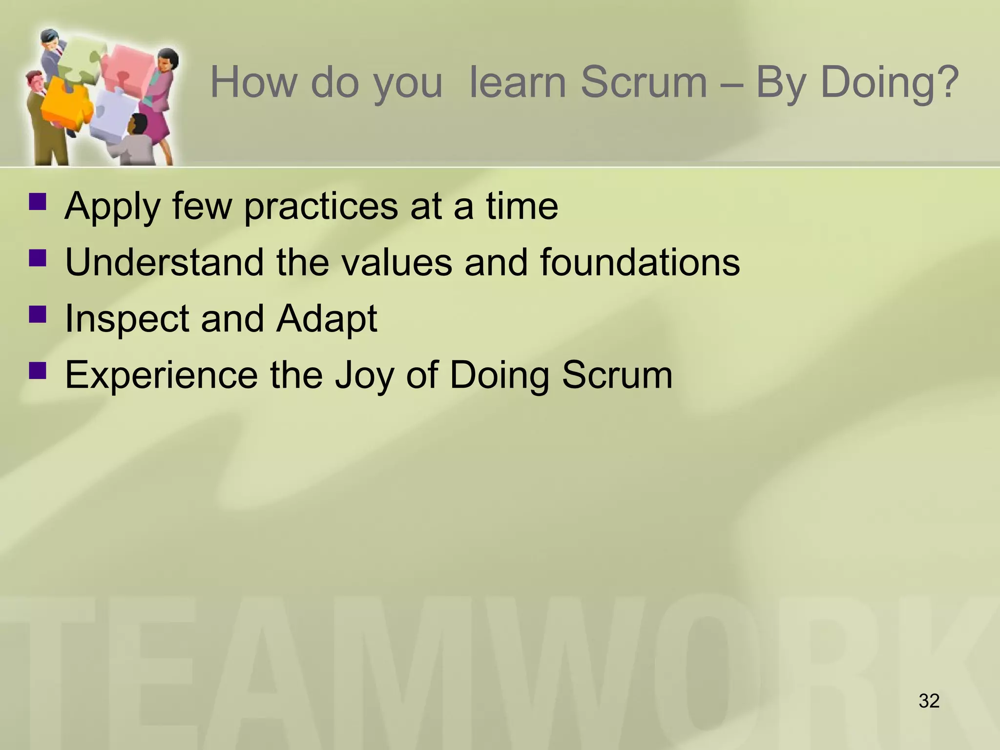 Introduction to agile scrum | PPT