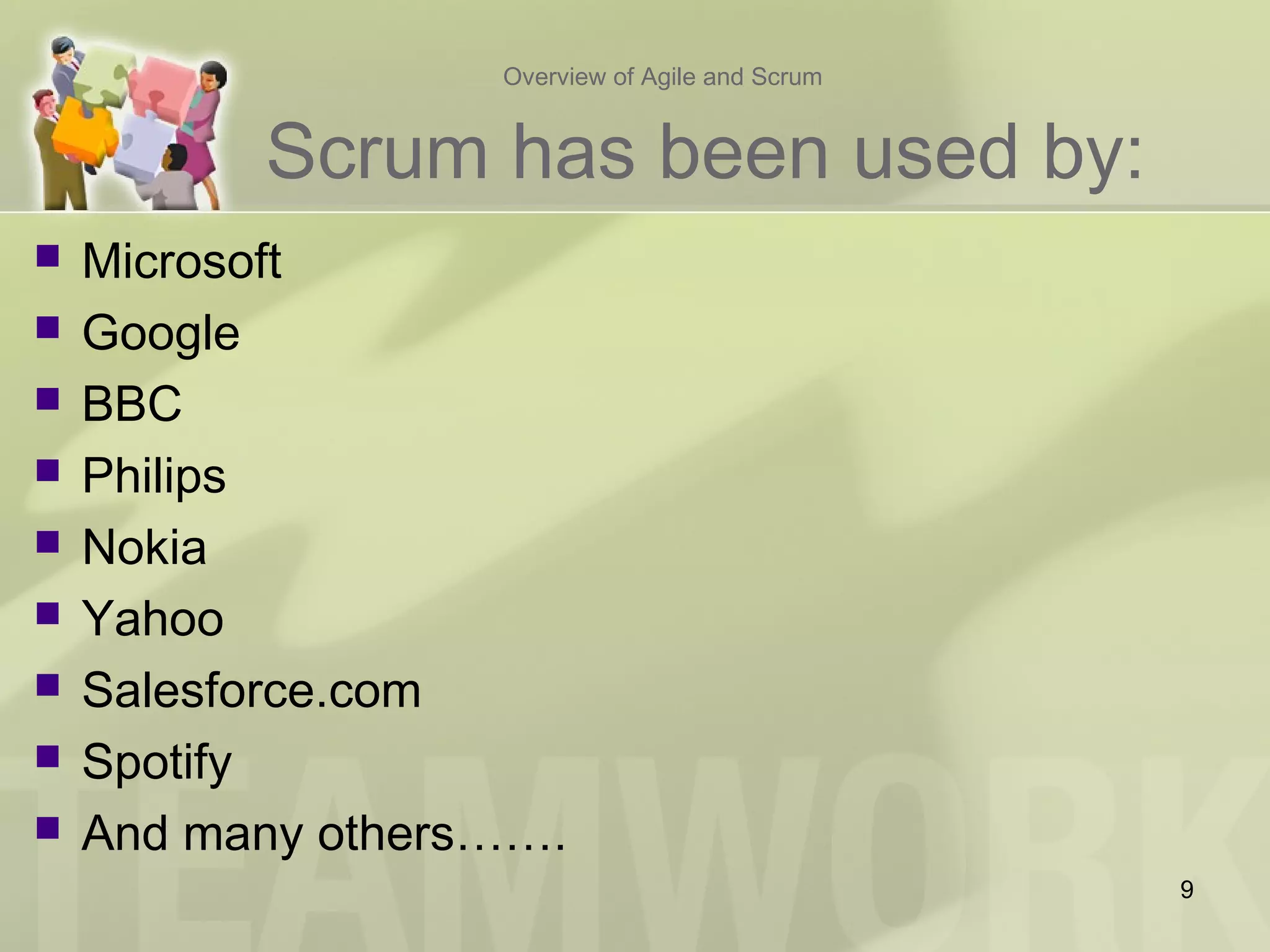 Introduction to agile scrum | PPT