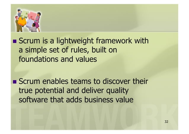 Intro to scrum webinar | PPT