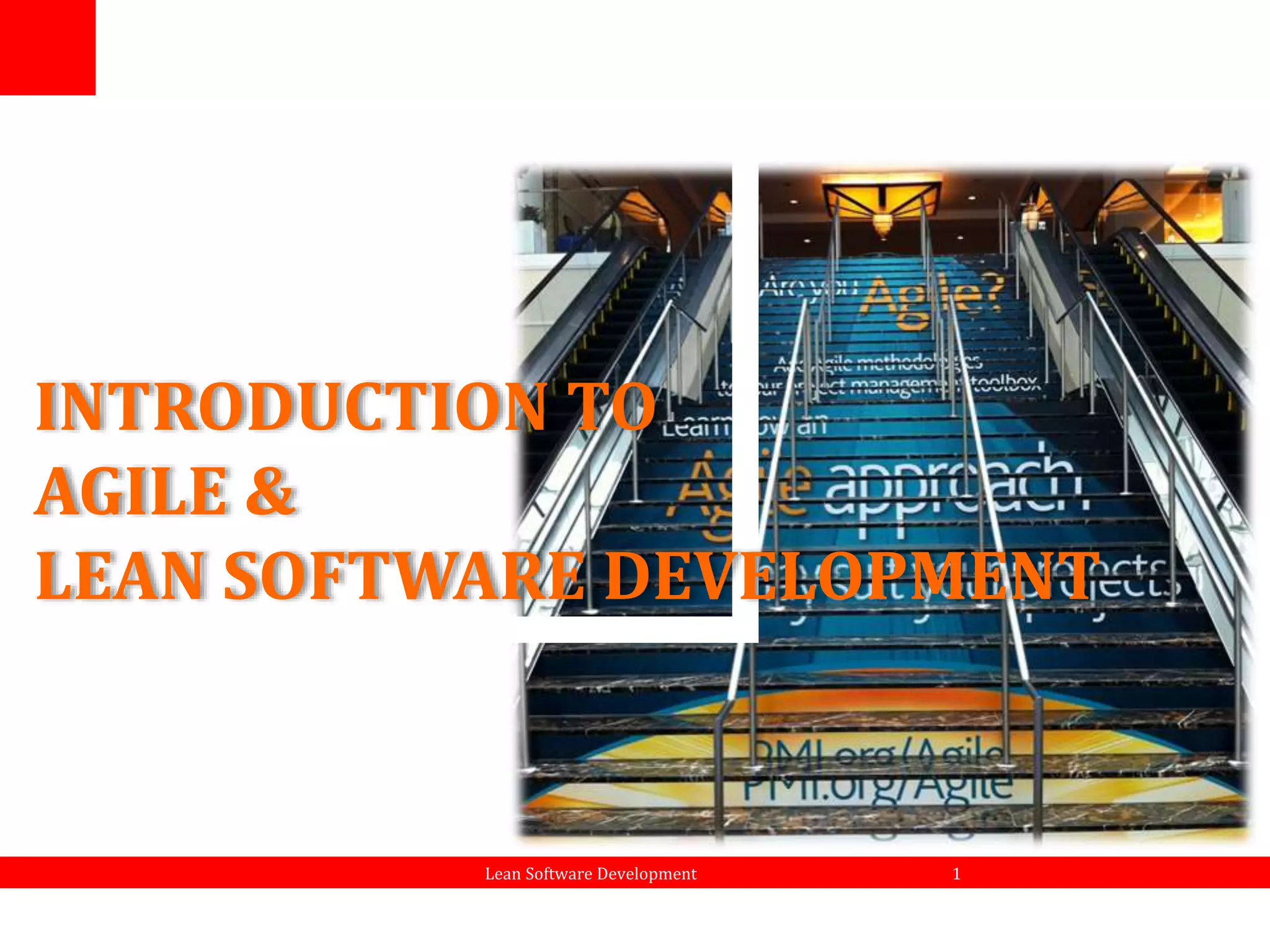 Introduction To Agile And Lean Software Development Pptx