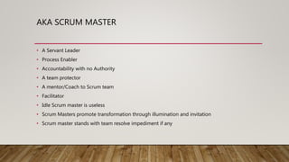Introduction to Scrum framework | PPT