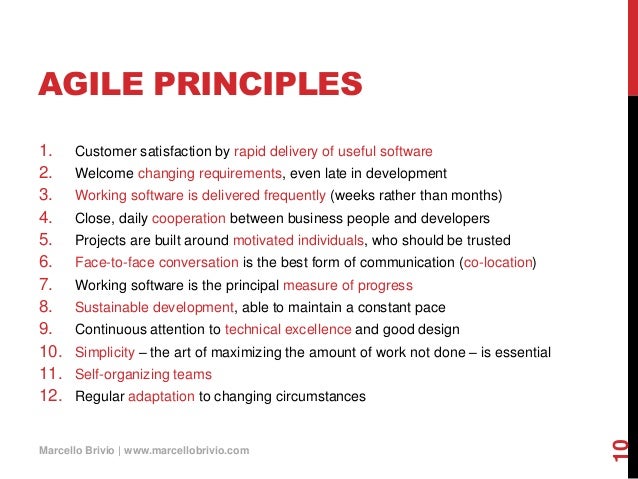 10 Key Principles Of Agile Software Development