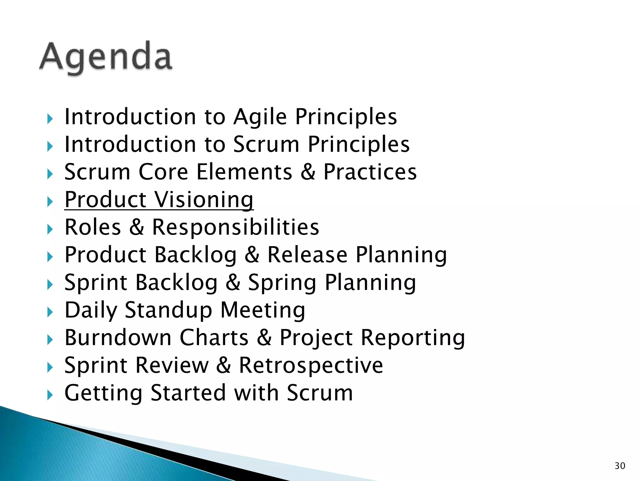 Introduction To Agile Project Management Scrum 101 Ppt