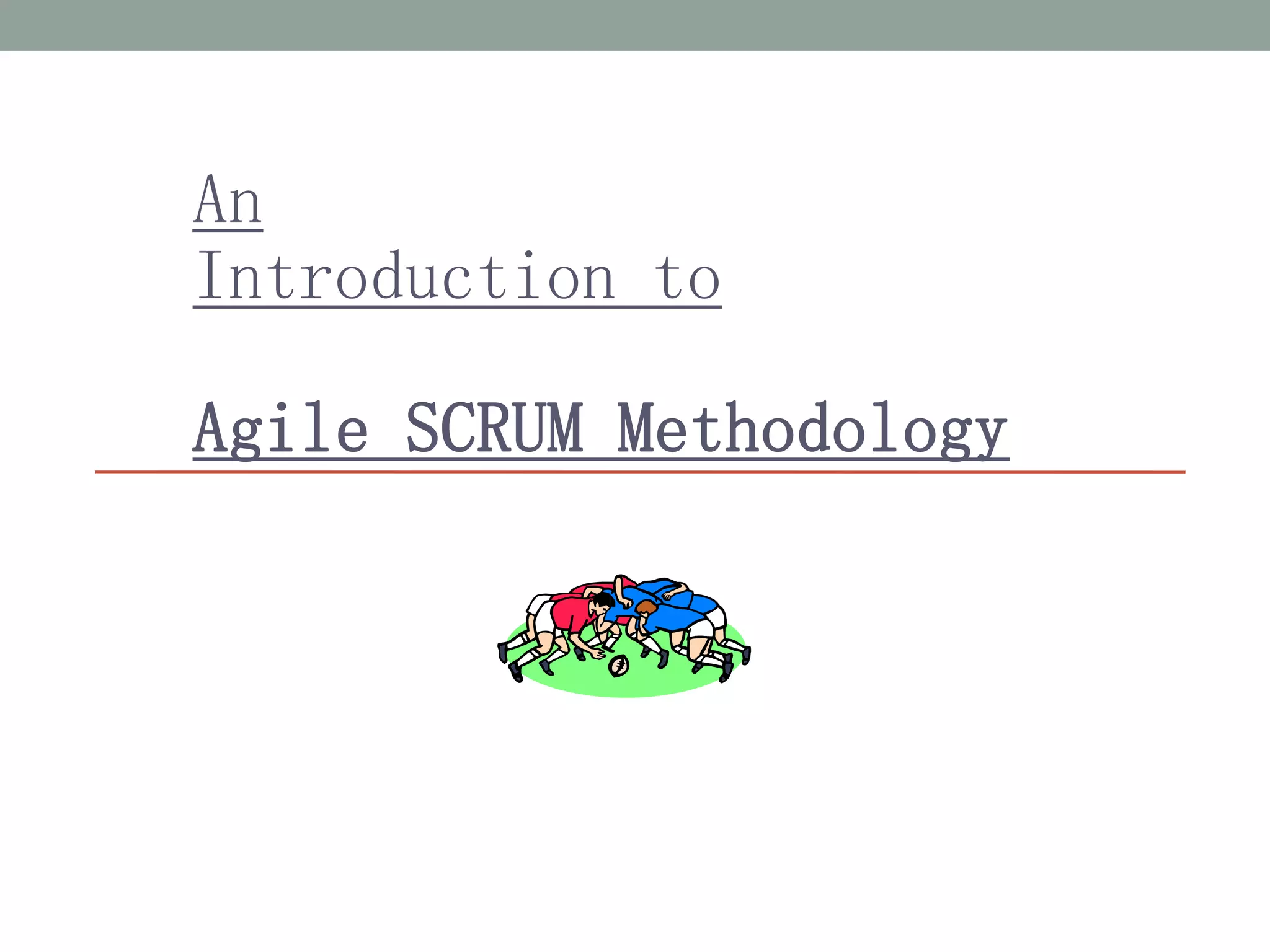 Introduction to Agile Scrum Methodology | PPT