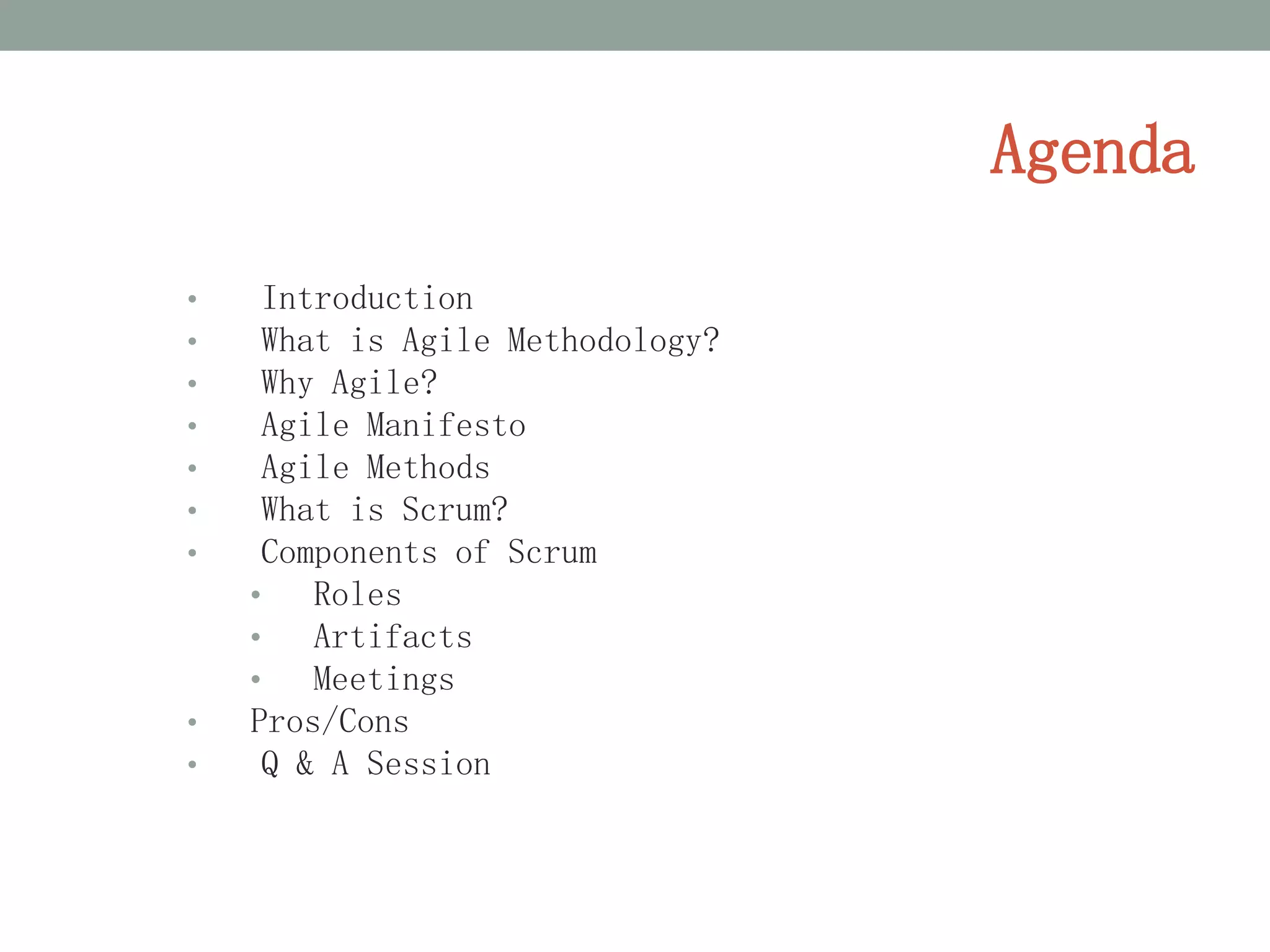 Introduction to Agile Scrum Methodology | PPT