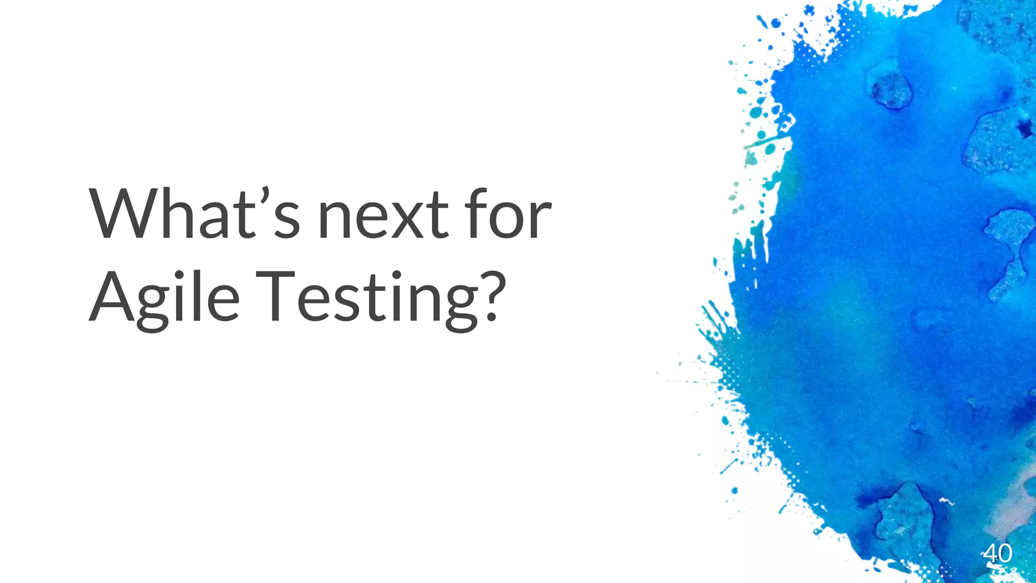 Introduction To Agile Testing Pptx Computer Software And Applications Computing