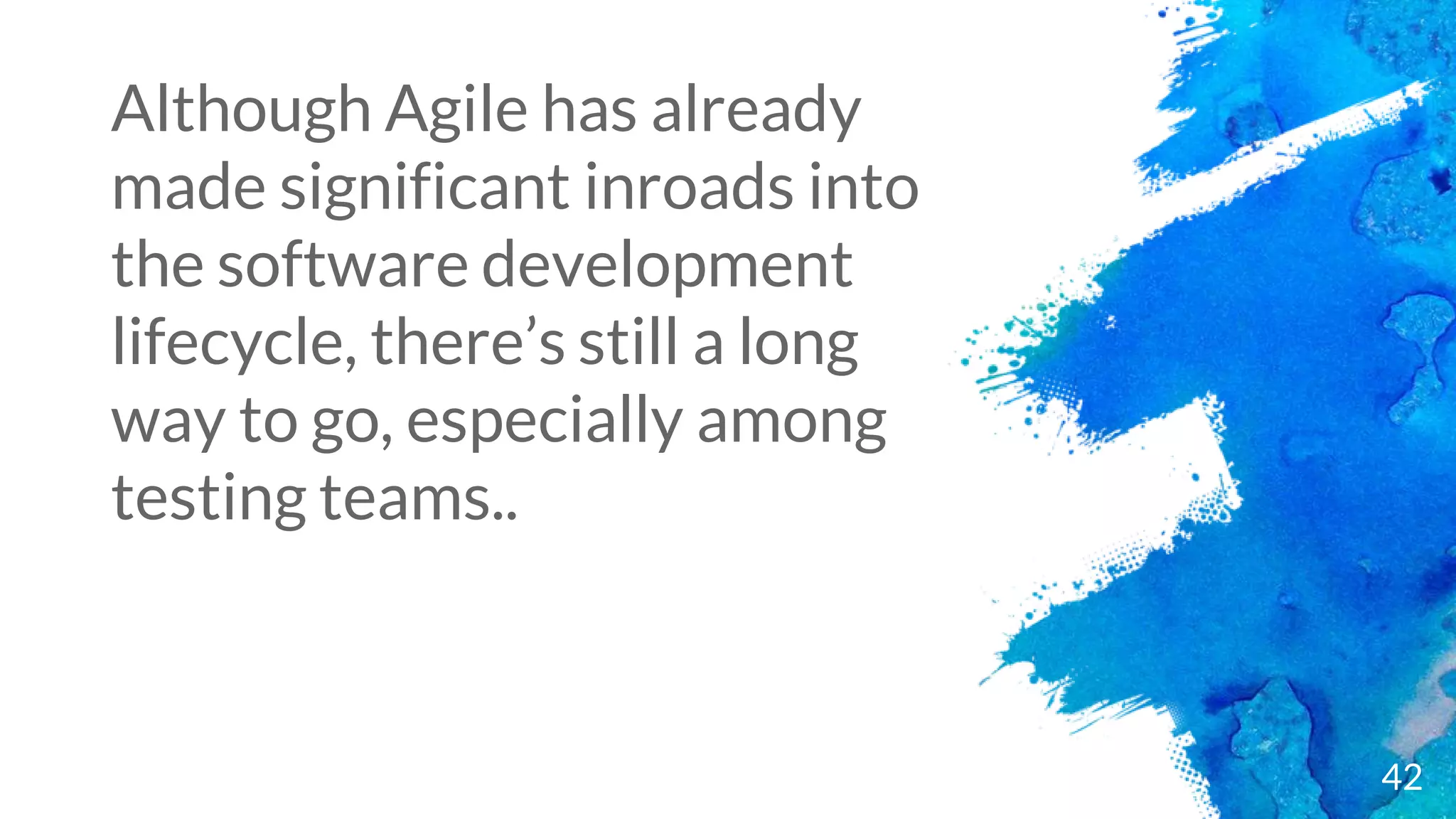 Introduction To Agile Testing Pptx Computer Software And Applications Computing