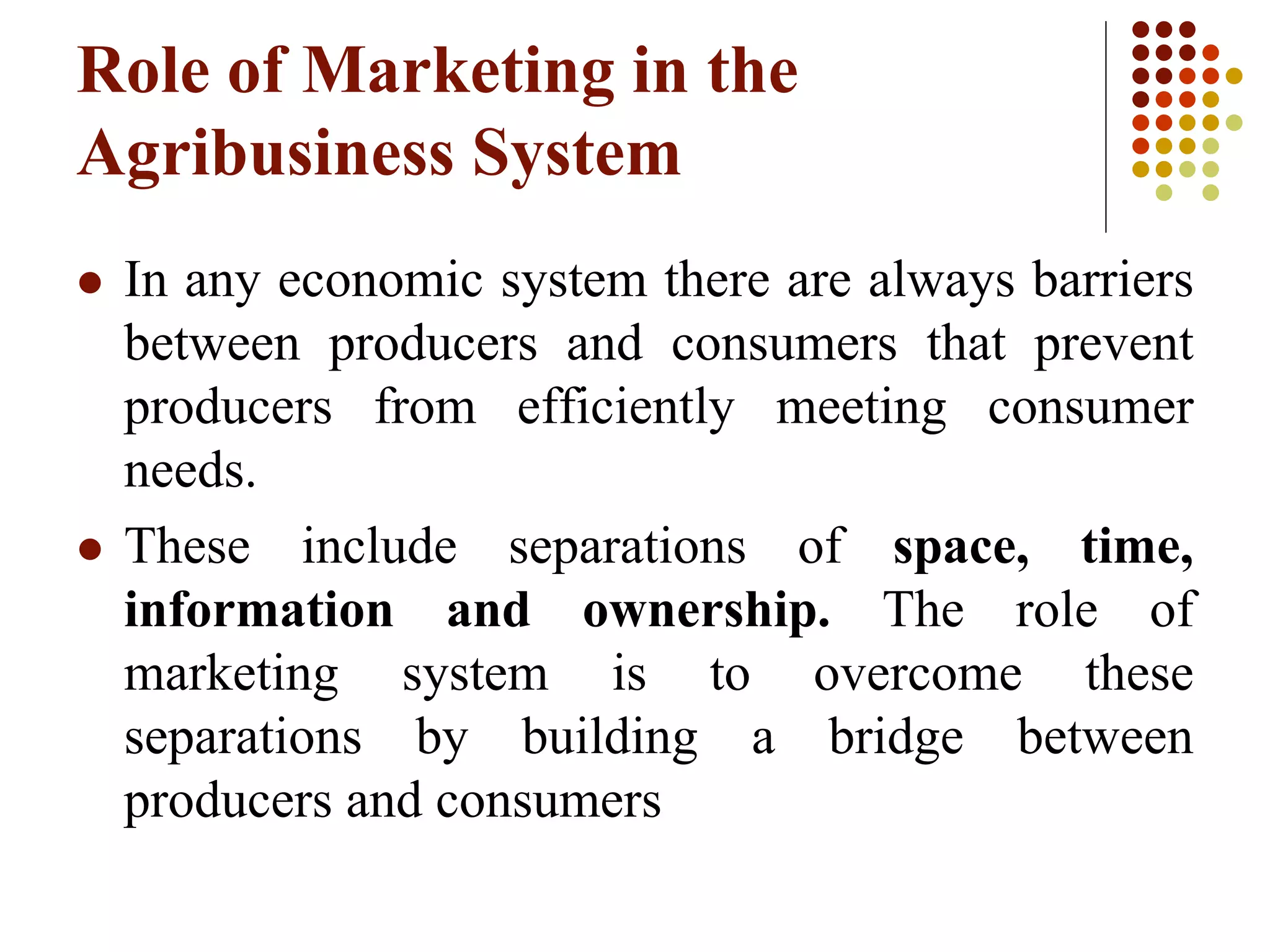 Introduction to agribusiness marketing | PPTX