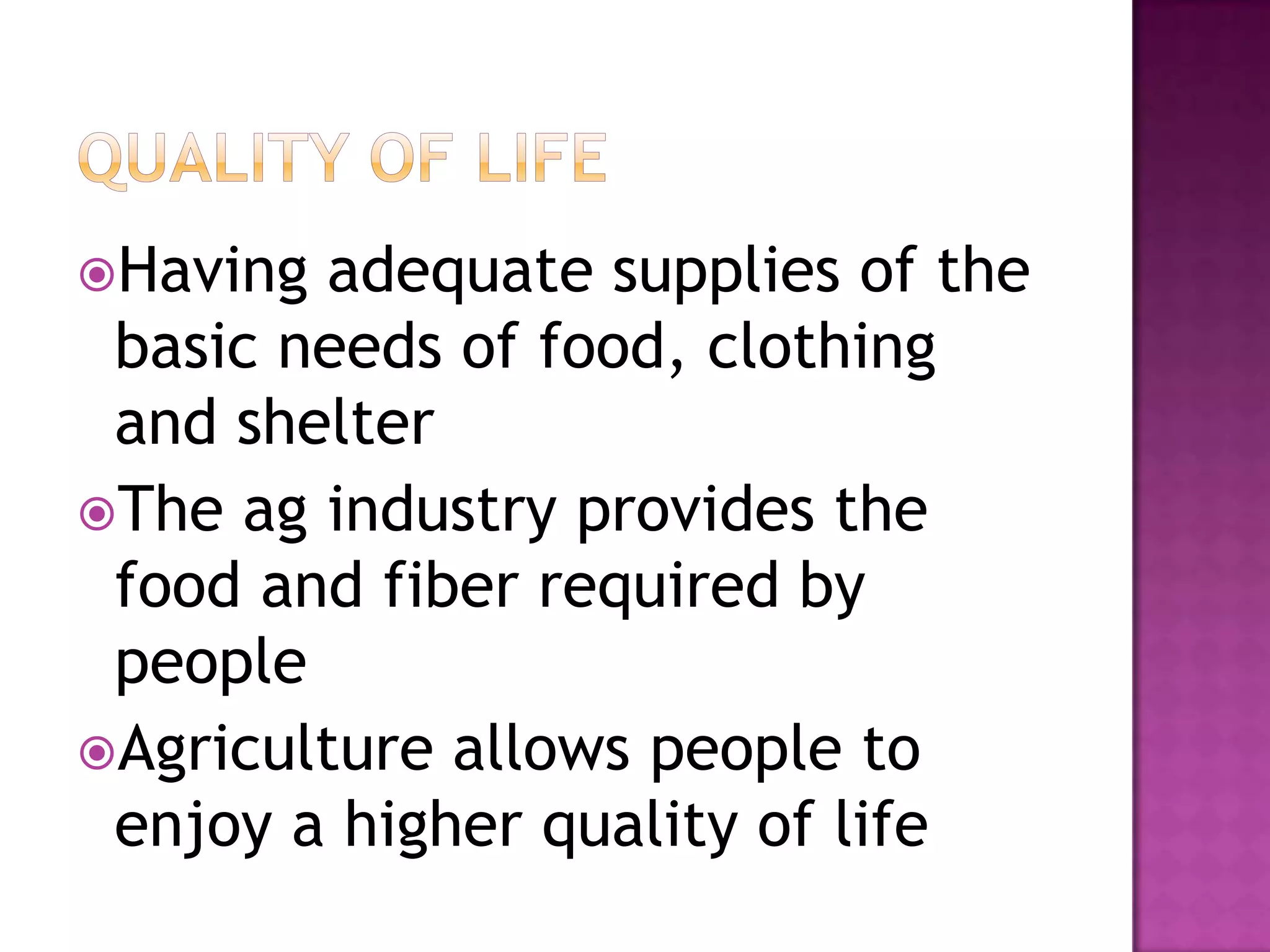 Introduction to agriculture handout | PPTX