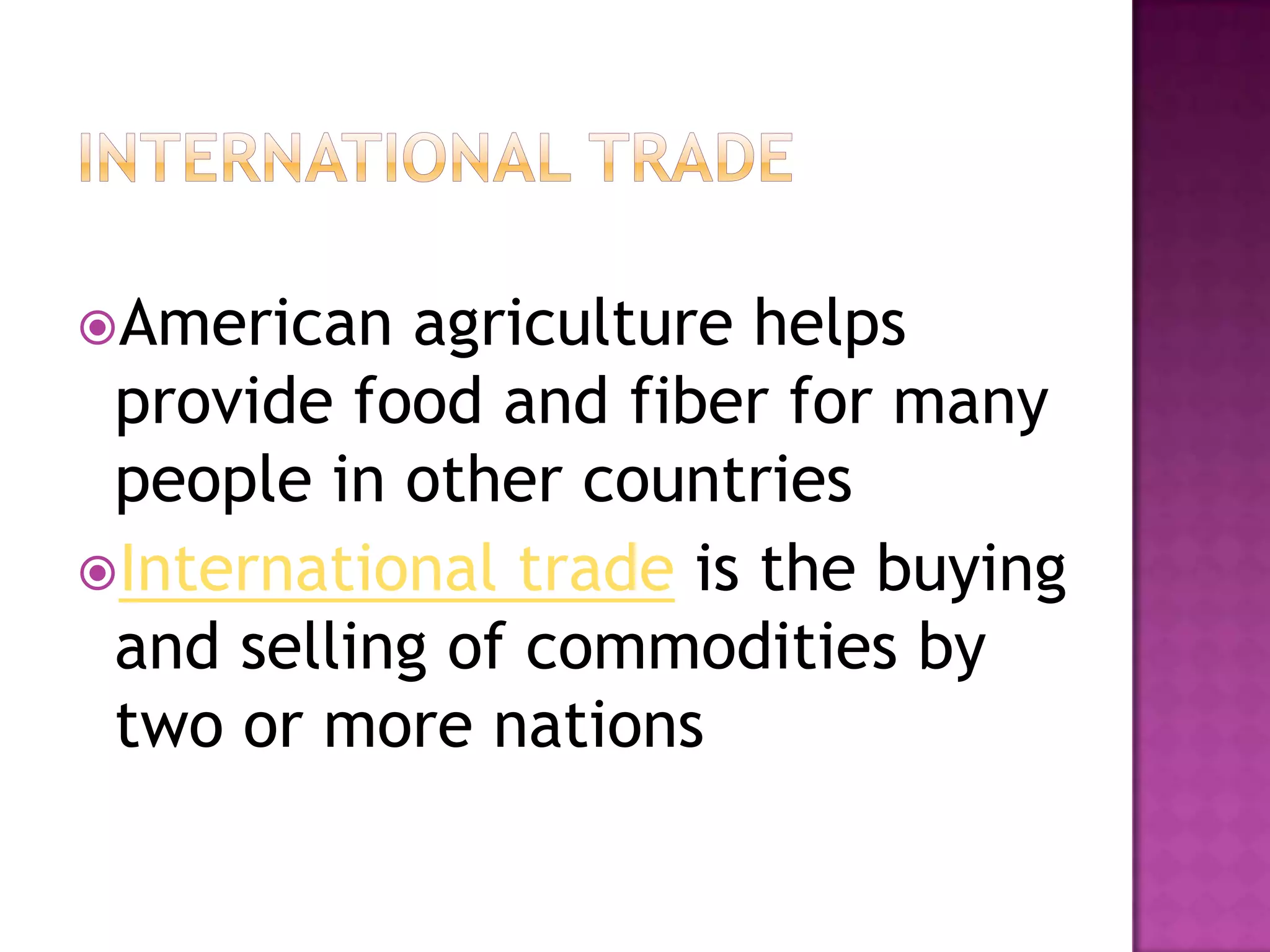 Introduction to agriculture handout | PPTX