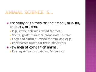 Introduction to agriculture handout | PPTX