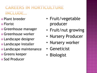 Introduction to agriculture handout | PPTX