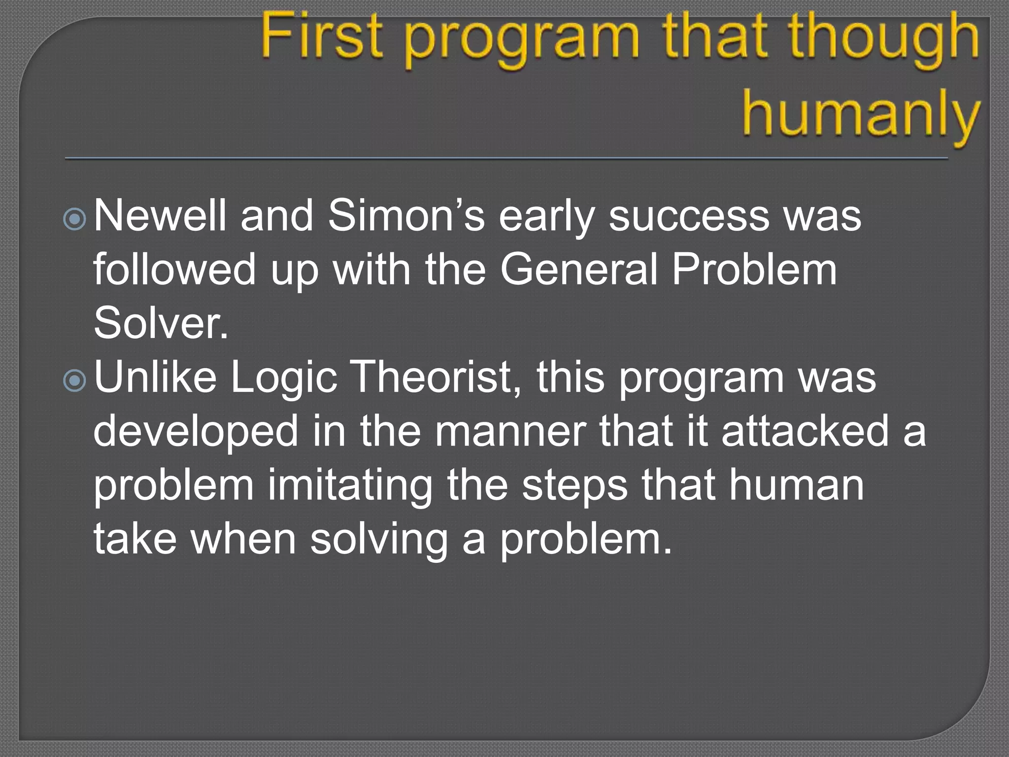 Introduction To Artificial Intelligence Lecture 1 Ppt