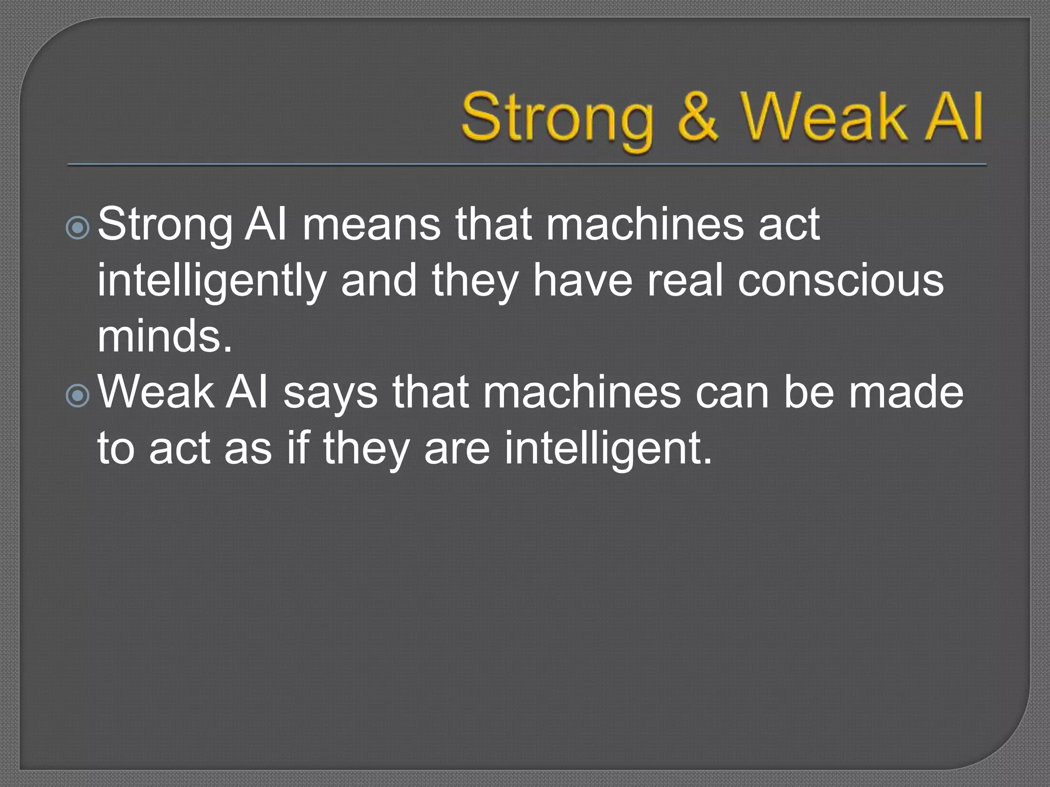 Introduction to artificial intelligence lecture 1 | PPT