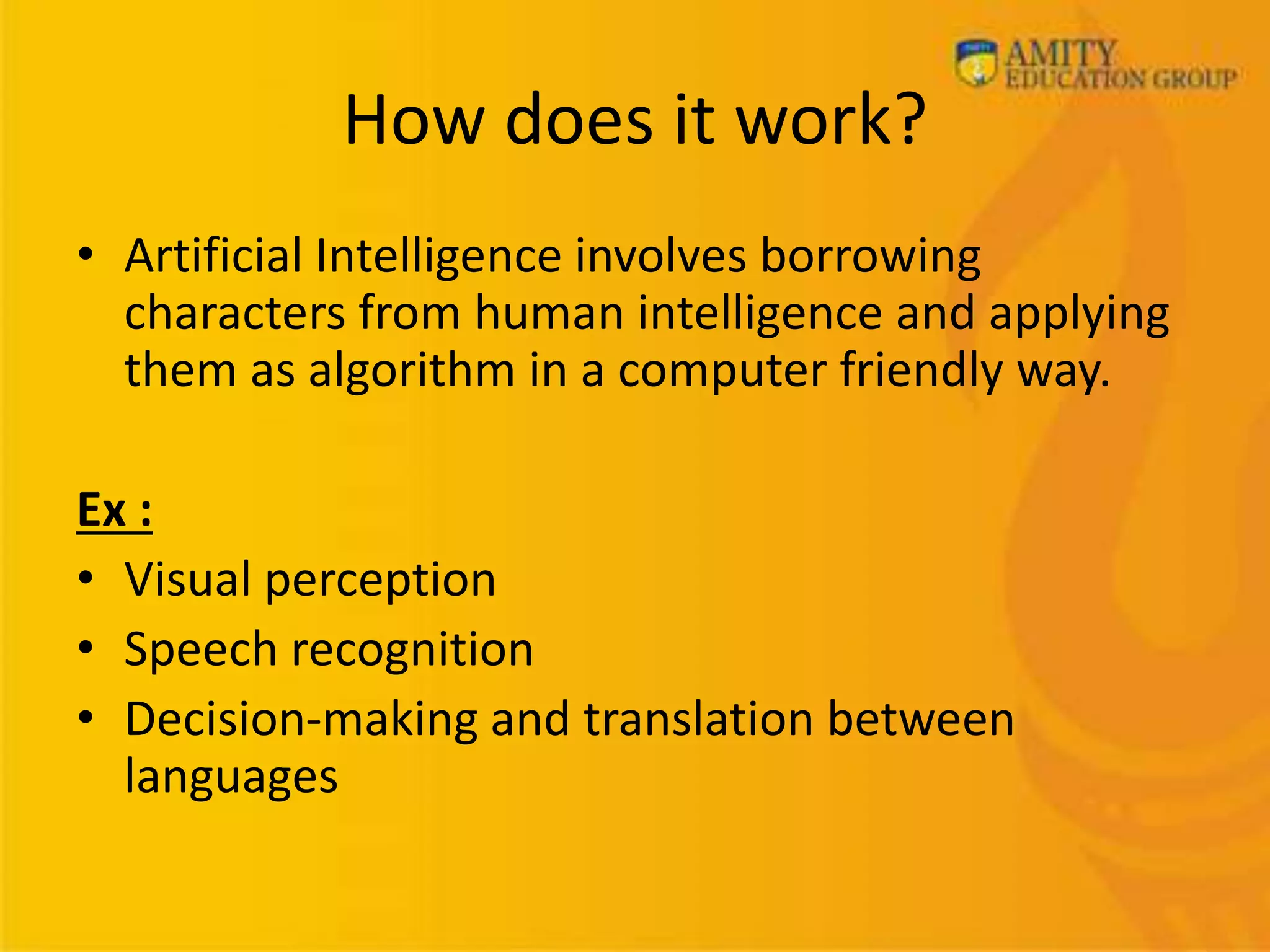 Introduction to ai (artificial intelligence) | PPTX