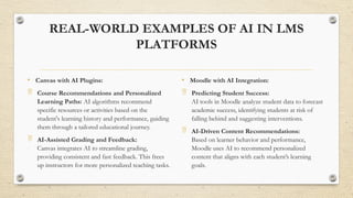 Introduction to AI in Learning Management Systems (LMS) | PPTX