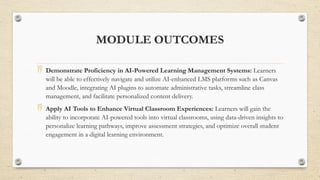 Introduction to AI in Learning Management Systems (LMS) | PPTX