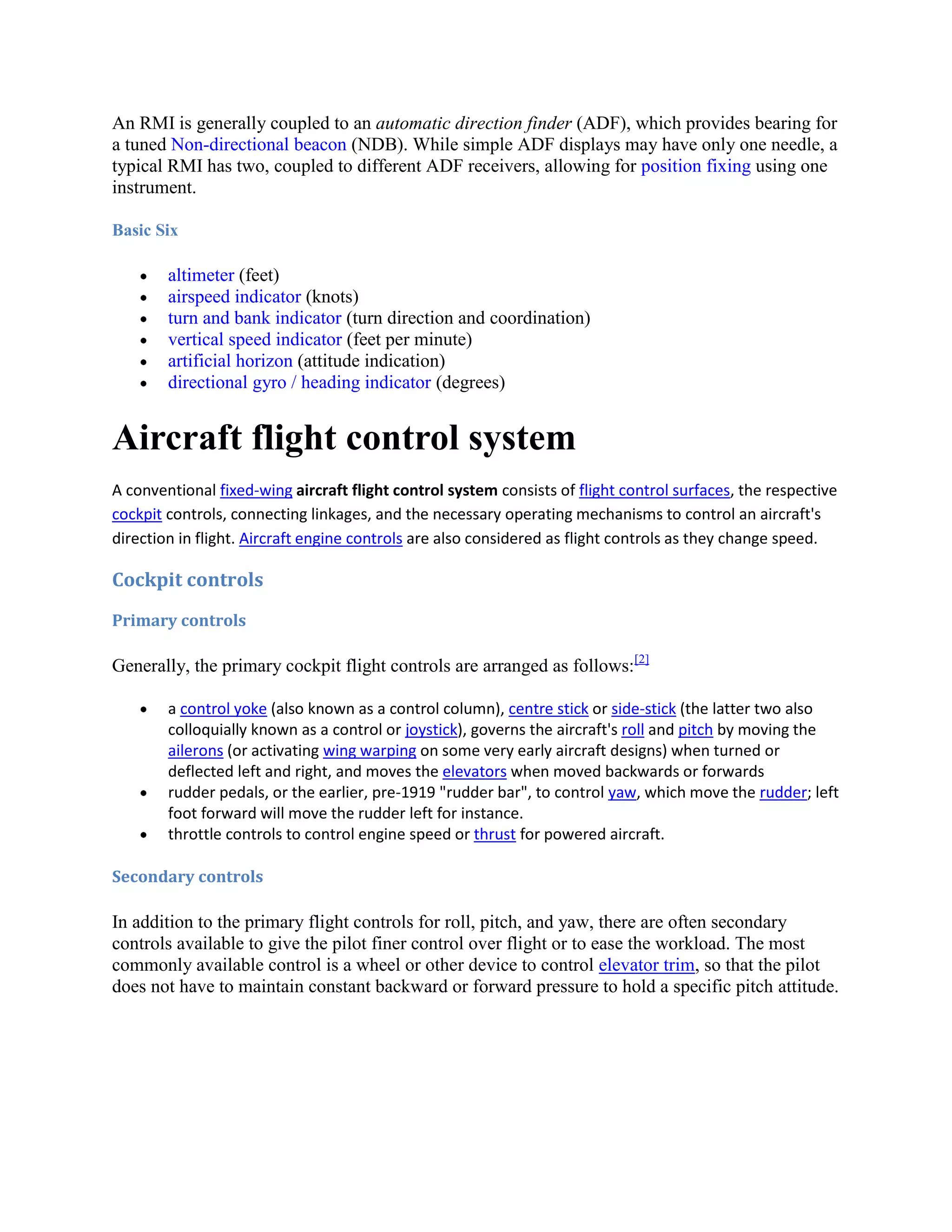 Introduction to aircraft communicating system | DOCX